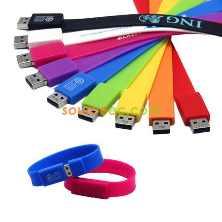 Silicone Wristband USB Flash Drive 8GB - Corporate Gifts Singapore ...