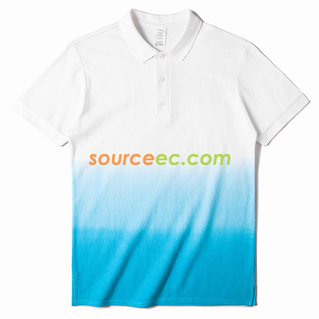 Gradient Colors Printed Polo Shirt - Corporate Gifts Singapore - Source EC