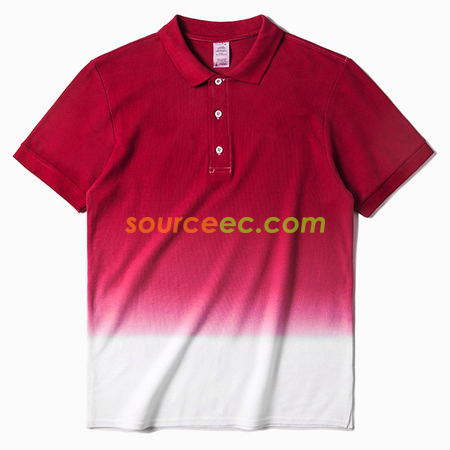 Gradient Colors Printed Polo Shirt - Corporate Gifts Singapore - Source EC