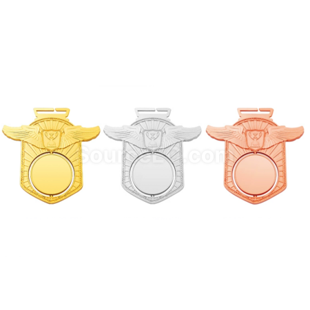 Football Hollow Rotating Medal - Corporate Gifts Singapore - Source EC