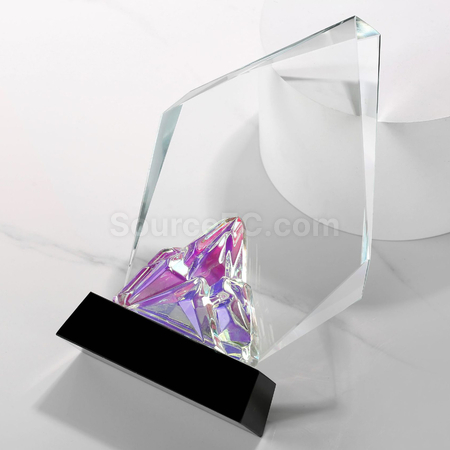 Gradient Crystal Trophy - Corporate Gifts Singapore - Source EC
