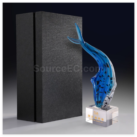 Crystal Whale Award - Corporate Gifts Singapore - Source EC